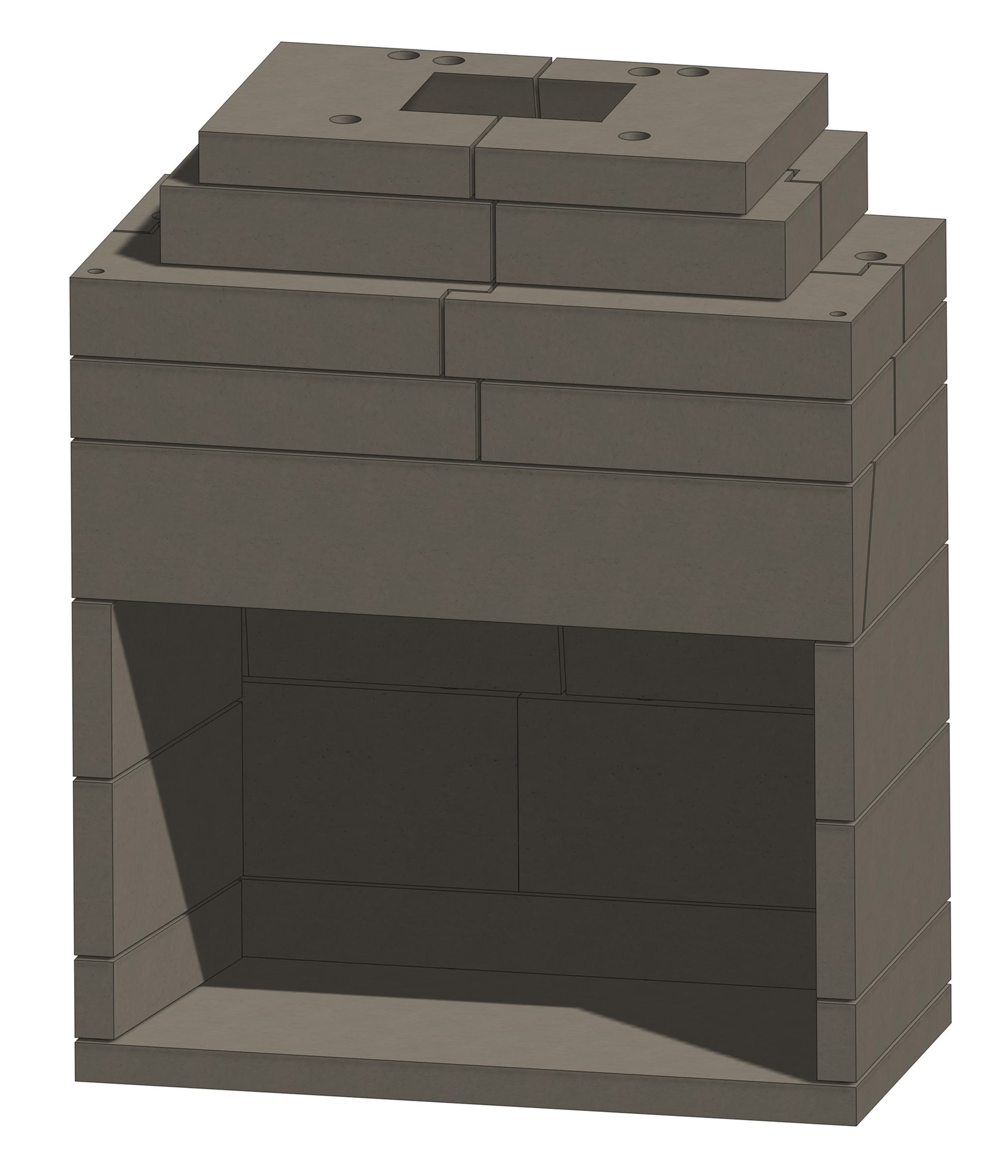 New Age™ Zero Clearance Fireplace 48" – Stone Age Manufacturing