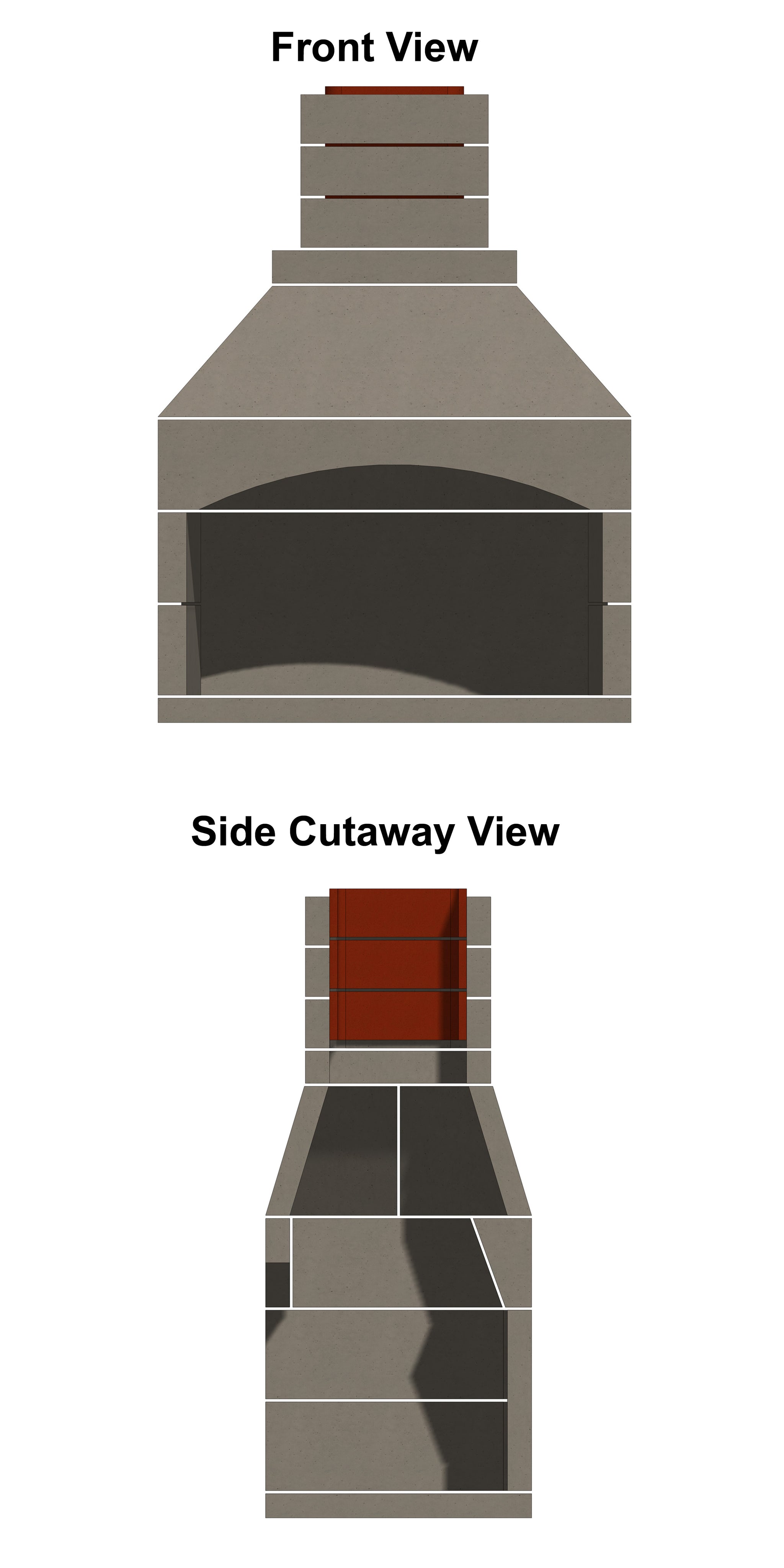 Contractor Series Fireplace 48" – Stone Age Manufacturing