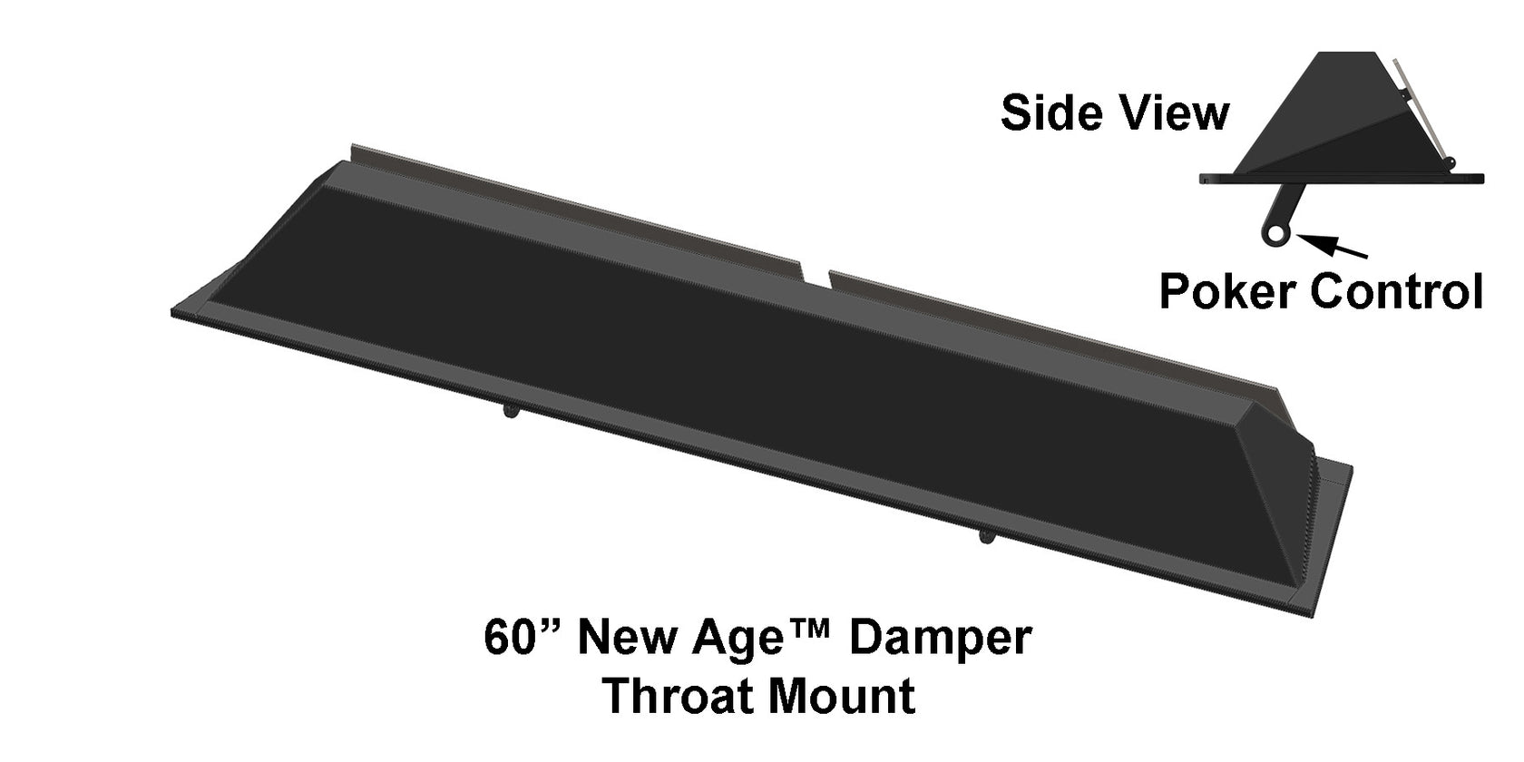 New Age™ Indoor and Top Mount Dampers – Stone Age Manufacturing