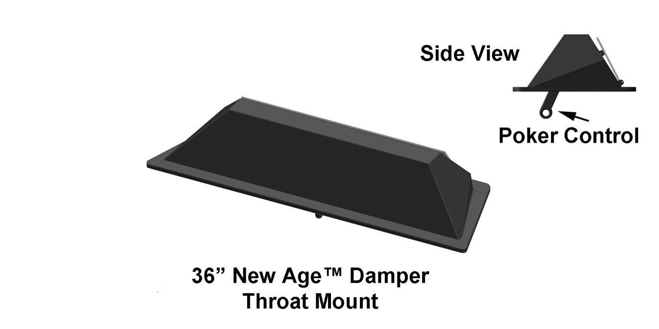 New Age™ Indoor and Top Mount Dampers – Stone Age Manufacturing