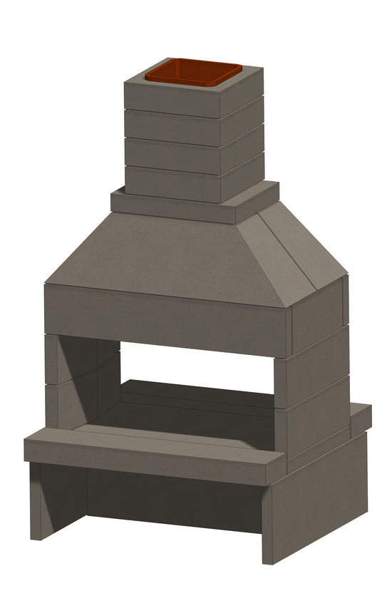 Standard Series Fireplace 48" – Stone Age Manufacturing